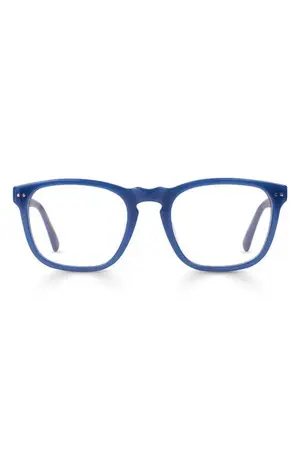 Eyebobs 52mm Rectangular Reading Glasses - Denim Blue