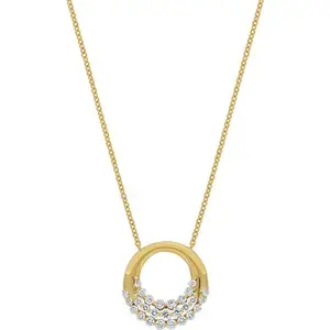 Bony Levy Rita Diamond Circle Pendant Necklace