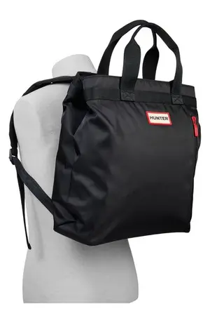 Hunter Hybrid Convertible Tote Bag - Other Black