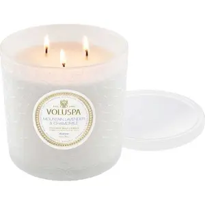 Voluspa Luxe Scented Candle - Mountain Lavender & Chamomile