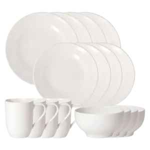 VILLEROY & BOCH For Me 16 Piece Set Service For 4 - White