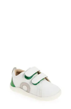 Old Soles Little O Sneaker - Snow/grey Suede/neon Green