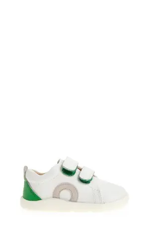 Old Soles Little O Sneaker - Snow/grey Suede/neon Green