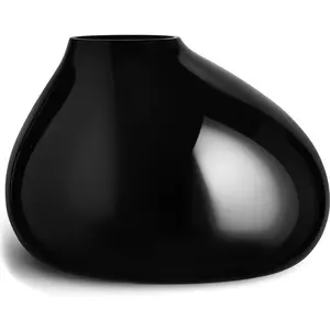 ORREFORS Ebon Large Vase - Black