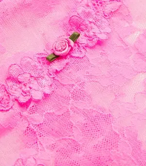 SKIMS Stretch Lace Dipped Thong
