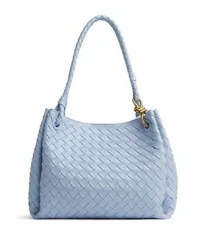 Bottega Veneta Large Leather Parachute Shoulder Bag