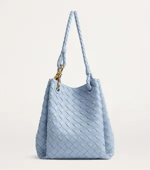 Bottega Veneta Large Leather Parachute Shoulder Bag