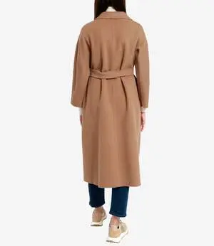 Max Mara Midi Wool Coat - Camel