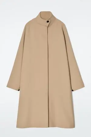 Cos Trapeze Wool-blend Coat