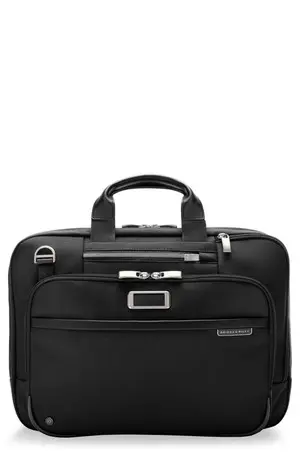Briggs & Riley Work Medium Expandable Briefcase - Black