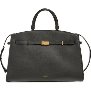 DEMELLIER The Hudson Leather Satchel - Black