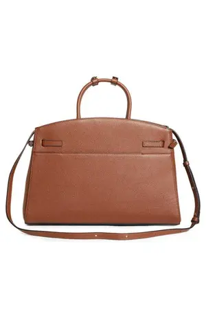 DEMELLIER New York Leather Satchel - Mocha/mocha