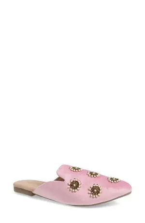FUCHSIA Galaxy Beaded Mule - Pink