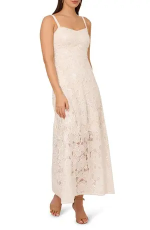 Adrianna Papell Sequin Lace Cocktail Dress
