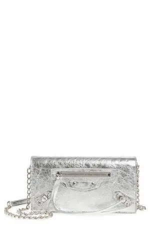 Balenciaga Metallic Wallets For Women