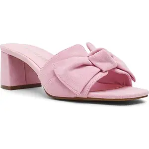 Anne Klein Kizmet Bow Slide Sandal - Light Pink