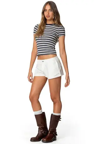 EDIKTED Arlyn Stripe T-shirt