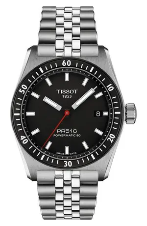 TISSOT Pr516 Powermatic 80 Automatic Bracelet Watch - Black
