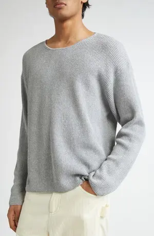 BODE Weymouth Cotton & Linen Rib Sweater