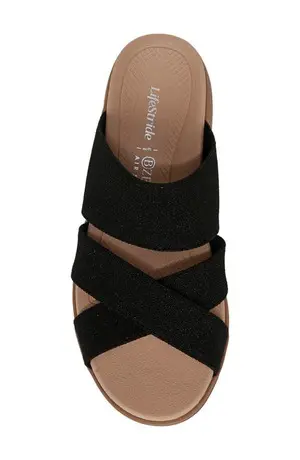 LIFESTRIDE Bzees Fiona Wedge Sandals