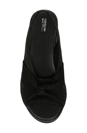 LIFESTRIDE Bzees Bell Slingback Wedge Sandal