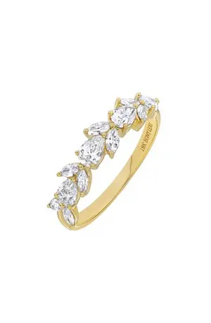 Bony Levy Getty Diamond Stacked Ring - 18k Yellow Gold