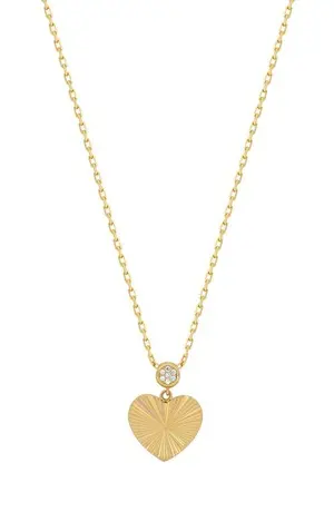 Bony Levy Bl Icon Heart Pendant Necklace - 18k Yellow Gold