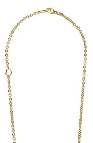 Lagos 18k Cultured Pearl And Diamond Pendant Necklace
