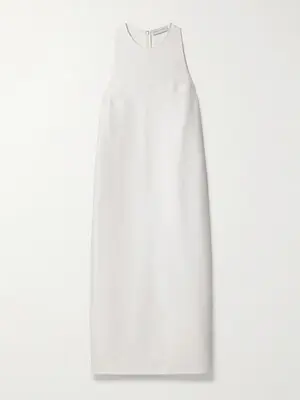 Veronica De Piante Helene Silk-mikado Midi Dress