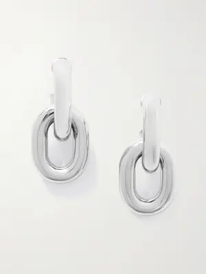Rabanne Xl Link -tone Earrings - Silver