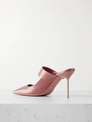 Paris Texas Lidia Satin Mules - Pink