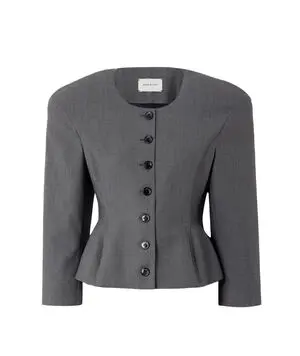 Magda Butrym Wool And Silk-blend Blazer