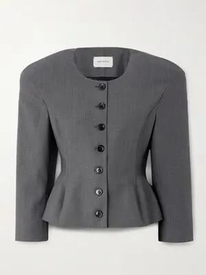 Magda Butrym Wool And Silk-blend Blazer