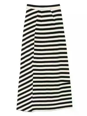 Yohji Yamamoto Striped Maxi Skirt