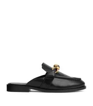 Bottega Veneta Astaire Open-back Loafers