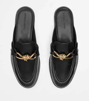 Bottega Veneta Astaire Open-back Loafers