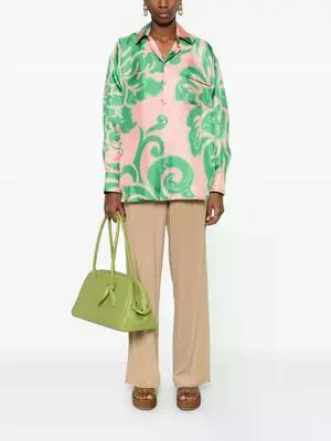 Etro Abstract-print Shirt - Pink