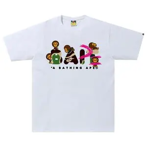 A BATHING APE X Bait X Funko Figure Tee - White