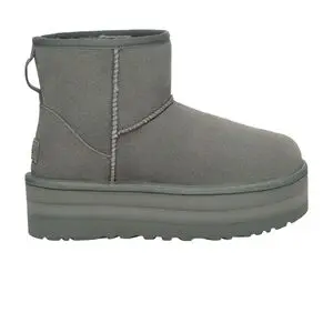 UGG Classic Mini Platform Boots - Grey