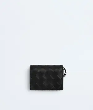 Bottega Veneta Andiamo Business Card Case - Black