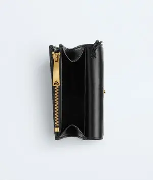 Bottega Veneta Andiamo Business Card Case - Black