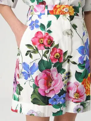Dolce & Gabbana Floral Print Tailored Shorts