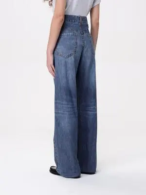 Brunello Cucinelli Flared Jeans With Monile Embellishment - Blue