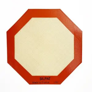 SILPAT Non-stick Silicone Microwave Baking Mat, 10.25-inch - Orange