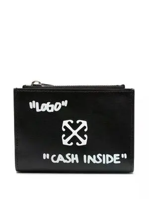 Off-White Jitney Bi-fold Wallet - Black