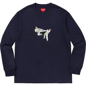 Supreme Karate Tee Shirt - Navy Blue