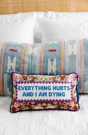 FURBISH Needlepoint Pillow