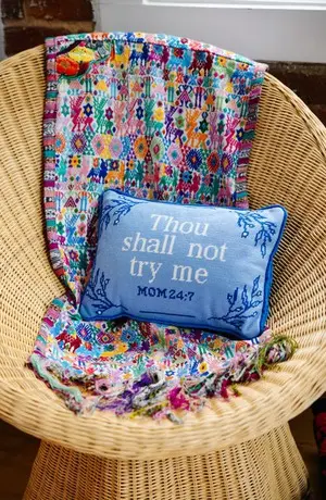 FURBISH Needlepoint Pillow