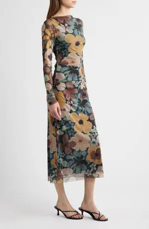 CLEOBELLA Katya Long Sleeve Midi Dress