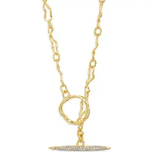 Alexis Bittar Solanales Crystal Toggle Pendant Necklace - Crystals
